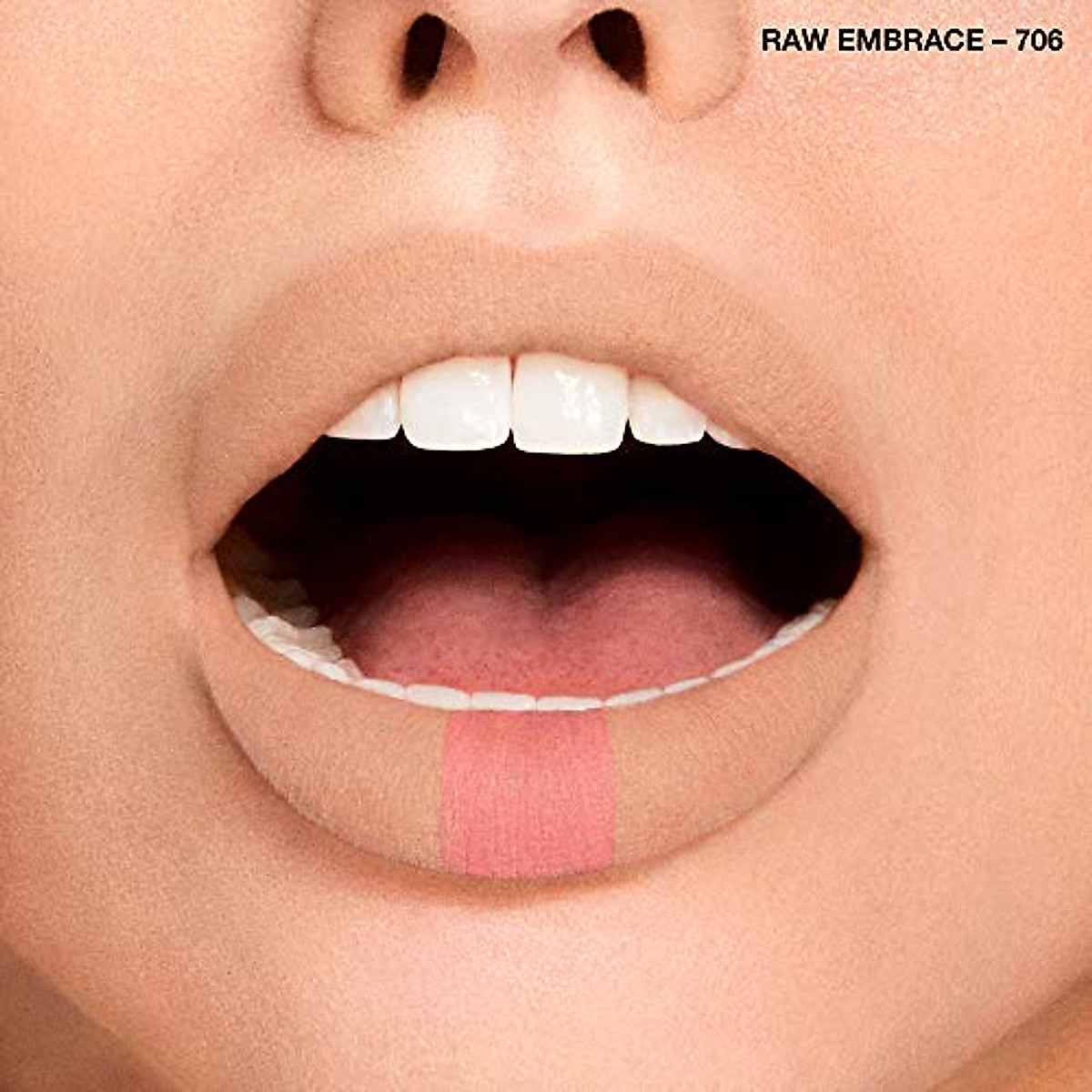 Rimmel London Stay Matte Liquid Lip Color with Full Coverage Kiss-Proof Waterproof Matte Lipstick Formula that Lasts 12 Hours - 706 Raw Embrace, .21oz