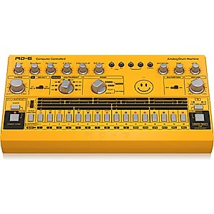 Behringer RD-6-AM Analog Drum Machine - Yellow