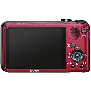 Sony Cyber-shot DSC-HX10V 18.2 MP Exmor R CMOS Digital Camera with 16x Optical Zoom and 3.0-inch LCD (Red) (2012 Model)