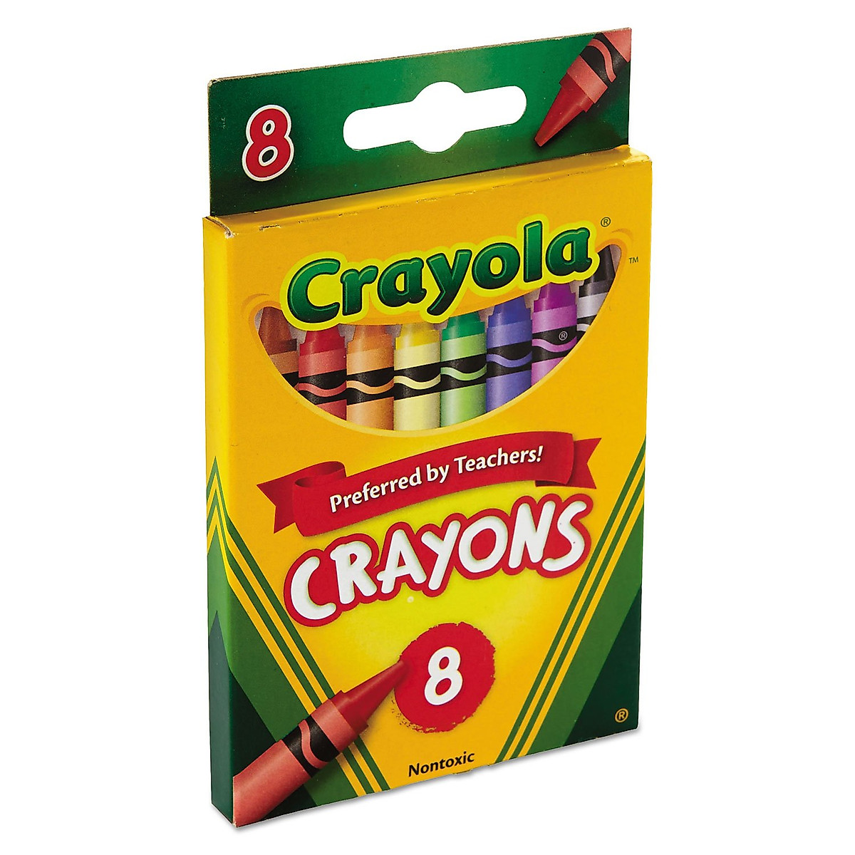 Crayola Classic Color Pack Crayons, 8 Colors/Box (52-3008)