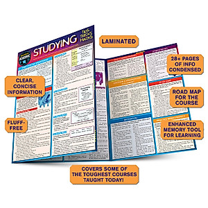Studying Tips, Tricks & Hacks QuickStudy Laminated Reference Guide (QuickStudy Academic)