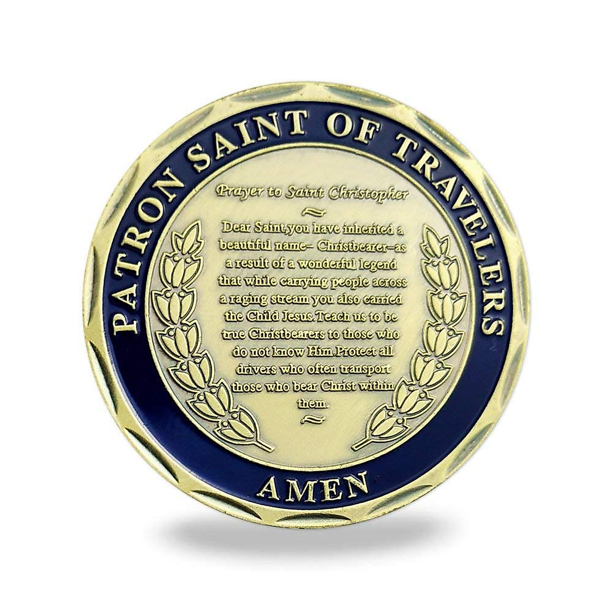 St. Christopher Challenge Coin for Travelers