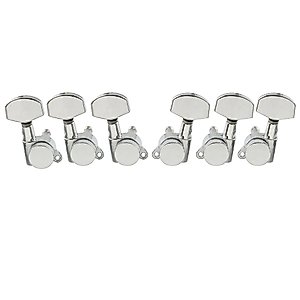 Musiclily Pro 3x3 Guitar Locking Tuners Tuning Pegs Keys Machine Heads Set for Les Paul Electric or Acoustic Guitar, Chrome