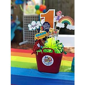 Oojami 4 Pack Rainbow Table Cover Rainbow Theme Tablecloth Party Supplies Ideal for Birthday Parties, Carnival, Baby Shower Table Cloth