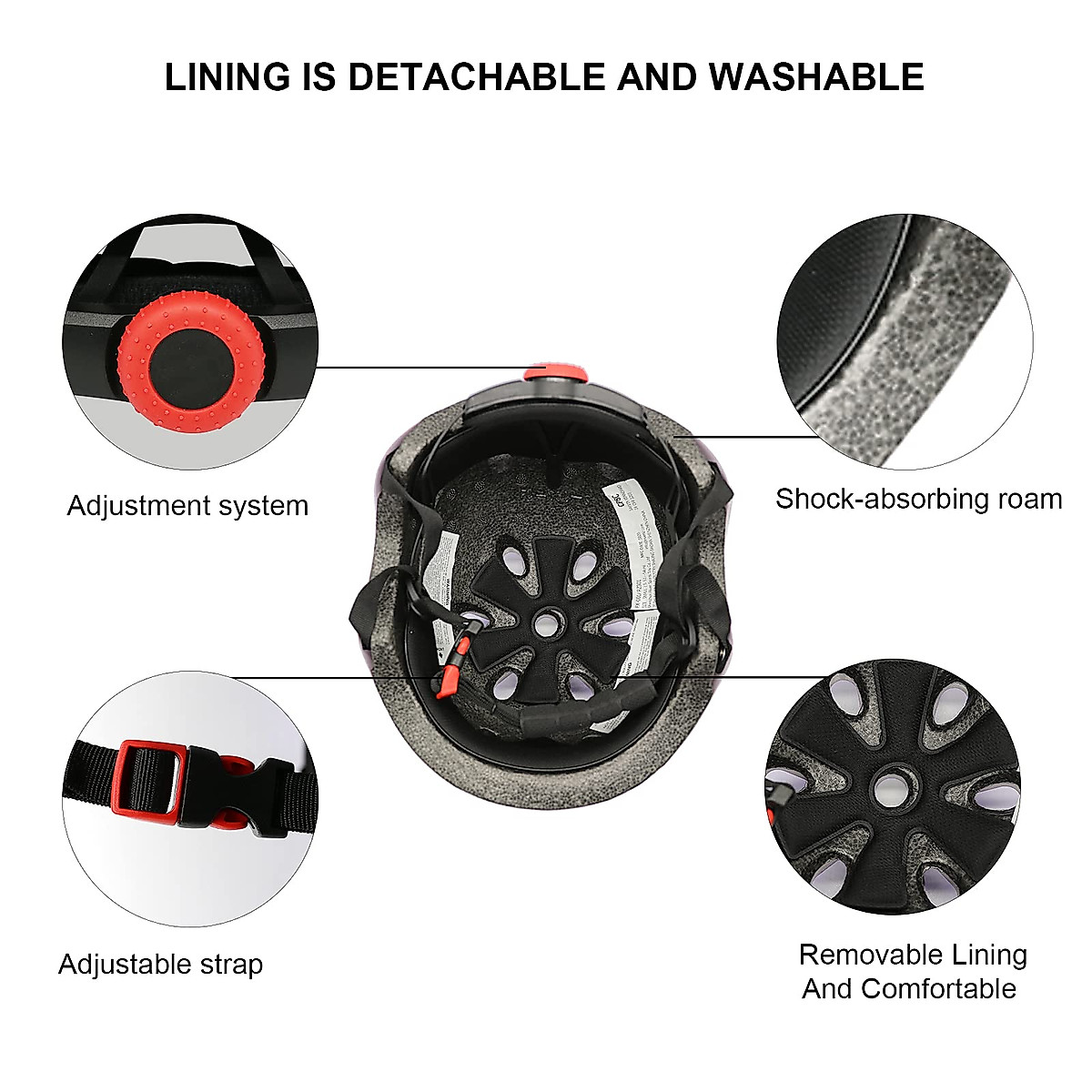 CELOID Kids Bike Helmet,Youth Skateboard Helmets for Ages 10-14-16 Years Boys Girls，Adjustable Multi-Sport Bicycle Skateboarding Football Roller Skating Scooter Rollerblade Balance Bike Helmet,L-Blue