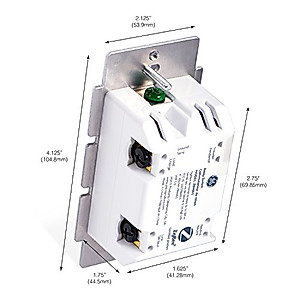 GE Zigbee Smart Switch In-Wall Lighting Control, Neutral Wire Required, Works Directly with Alexa Plus, Echo Show (2nd Gen), White & Light Almond, 45856GE