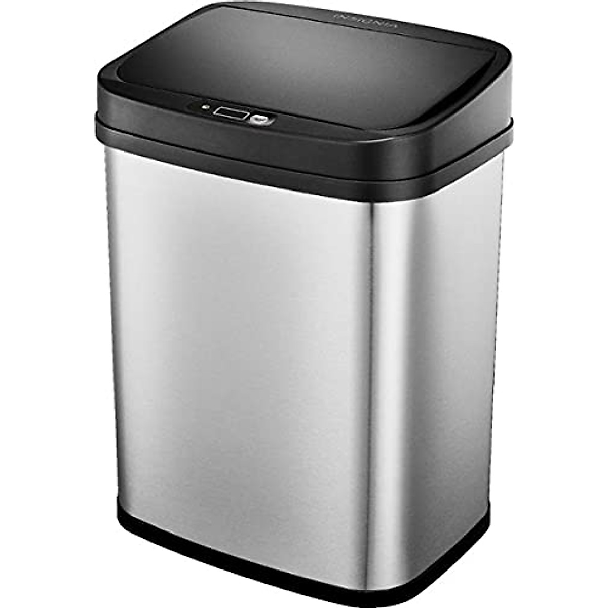 Insignia - 3 Gal. Automatic Trash Can - Stainless Steel