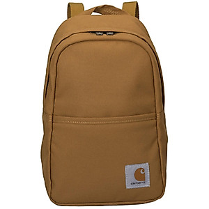 Carhartt Mini Backpack, Everyday Essentials Daypack for Men and Women, Brown