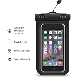 Deeper Smart Sonar PRO+ Series, 2.55", Black - GPS, Wi-Fi Connected Wireless, Castable, Portable Smart Fishfinder for iOS & Android Devices, Z-Tool & Universal Waterproof Cellphone Case (Bundle)