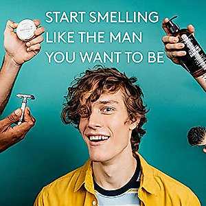 Barrel and Oak - All-In-One Body Wash, Men's Body Wash, Men's Soap for Hair, Face, & Body, Refreshing & Balanced Cleanser, Essential Oil-Based Scent, Cedarwood & Bourbon, Vegan (Bourbon Cedar, 16 oz)