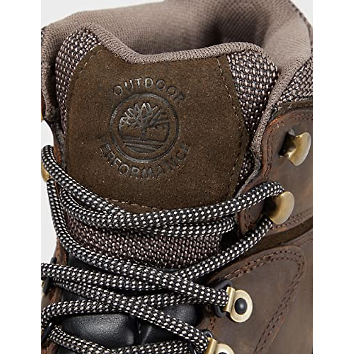TimberlanD Women's White LeDge MiD Ankle Boot,Dark Brown,8 M US