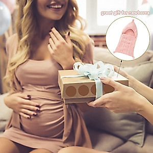 Baby Winter Warmer Wrap Swaddle Blanket Newborn Knitted Wool Sleeping Bag Sack Stroller Wrap Receiving Blanket Home Hospital Blankets for 0-12 Months (Pink)