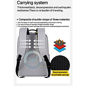 HONTUBS Sports backpack schoolbag (Blue)