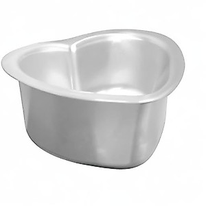 kefyixc Heart Shaped Cake Pan - 6x3 Inch Aluminum Cake Tin for Weddings, Parties, and Family Occasions Make cake pans for 1-2 servings, heart-shaped small cake pan