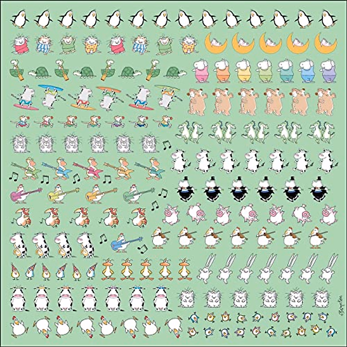 Sandra Boynton's My Family Calendar 17-Month 2023-2024 Family Wall Calendar