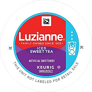Luzianne Sweet Iced Tea, Single Serve K-Cup Pods, 12 Count