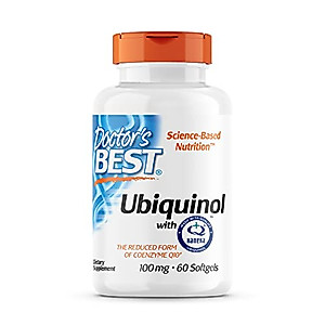 Doctor's Best Ubiquinol with Kaneka QH, Non-GMO, Gluten Free, Soy Free, Heart Health, 100 mg, 60 Softgels