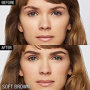 Maybelline Brow Define and Fill Duo 2-in-1 Defining Pencil with Filling Powder, Soft Brown, 0.021 Ounce