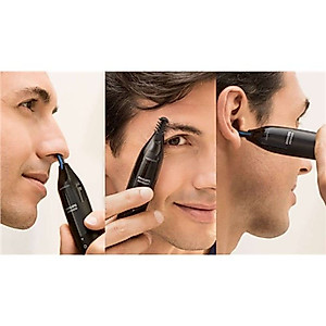 Philips Norelco NT1715 (1000) Nosetrimmer for Ears, Nose & Eyebrow Hair Trimming with No Pulling Guaranteed
