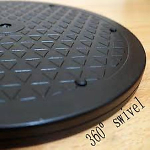 Elife 10'' Diameter 360° Rotating Turntable Heavy Duty Rotating Swivel Steel Ball Bearings Stand for TV/Turntable/Lazy Susan /Monitor