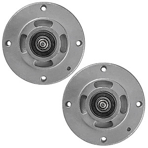 Caltric 2 Spindle Assembly Compatible with Husqvarna Mz48 Mz52 Mz5225 Mz6125 Mz6128 539112170