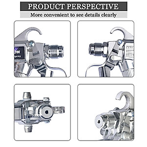JWGJW Airless Paint Spray Gun High Pressure 3600PSI with 517 Nozzle Tip,for Graco Titan Airless Hose Sprayers.(JW-122532)