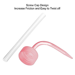 stonylab Chemical Wash Bottle, 2-Pack Watering Tool LDPE Squeeze Bottle Safety Plastic Rinse Bottle with Scale Labels and Narrow Mouth Squirt Bottle, Pink, 250 ml (8 oz)