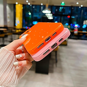 LIFCIUSO Glitter Bling Compatible with iPhone 13 Pro Max Case (6.7 inch) - Cute Sparkly Protective Case for Women and Girls, Soft TPU Design in Black