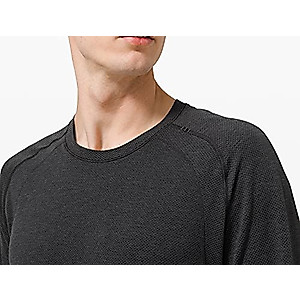 Lululemon Athletica Mens Metal Vent Tech Long Sleeve Shirt(Deep Coal, XL), X-Large