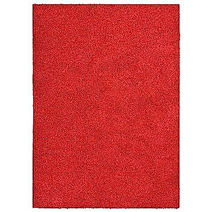 Garland Rug Skyline Shag 5 Ft. x 7 Ft. Area Rug Chili Red