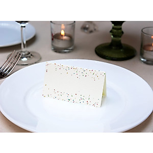 25 Place Cards - Perfect for Birthday Party, Weddings Party, Retirement Party, Banquets, Events/WZ001