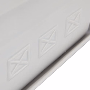 Creative Co-Op Matte Stoneware Barn Butter Dish Food Storage, 1 Pack, White