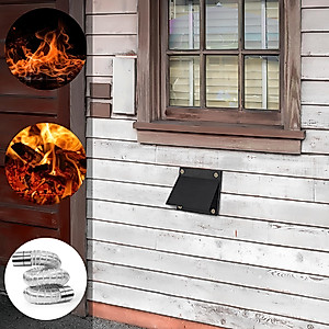 Pellet Stove Vent Pipe Kit, Pellet Stove Fresh Airs Intake Kit, Pellet Stove Exhaust Pipe Kit Includes 2"x59" Aluminum Flexible Pipe, Protective Screen and 2 Screw Clamps