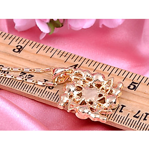 Alilang Colorful Crystal Square Shape Pendant Necklace