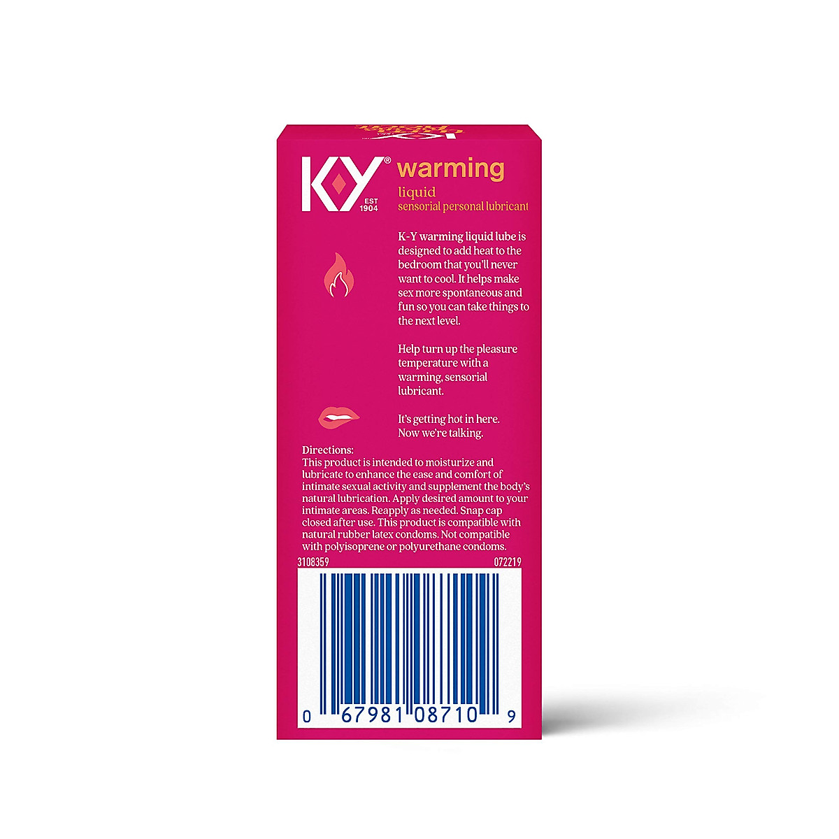 K-Y Warming Liquid Lubricant, 1 oz.(Pack of 2)