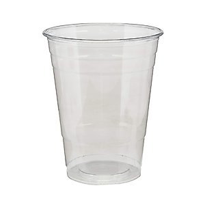 Dixie 16 oz. PETE Plastic Cold Cups by GP PRO (Georgia-Pacific), Clear, CPET16DX, 500 Cups (25 Cups Per Sleeve, 20 Sleeves Per Case)