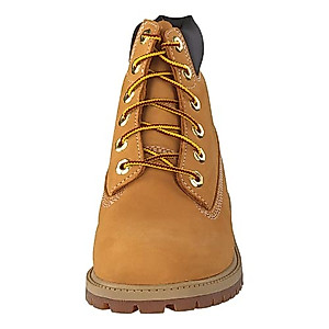 Timberland Kids' 6" Premium Waterproof-K, Wheat Nubuck, 2 M US Little Kid