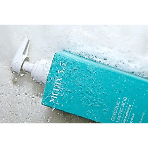 Medix 5.5 Body Scrub Skin Care Glycolic Acid Exfoliating Body Cleanser KP Bump Eraser | AHA + Lactic Acid Anti Aging All Skin Type Wash | Keratosis Pilaris & Acne | Foaming Body & Face Wash, 15 Fl Oz