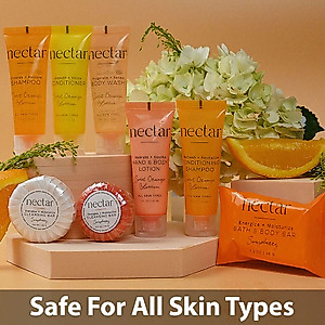 World Amenities - Nectar Bulk Conditioner | 300 Count, 1 oz | Sweet Orange Blossom, Mini Travel Size Toiletries (100% Recyclable Tube with Flip Top Cap) Hotel Amenities, Airbnb Rentals.