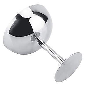 Ice Cream Cups Dessert Dish Stainless Steel Sundae Bowls for Salad Fruit Pudding(Tall)