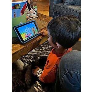 CWOWDEFU Kids Tablet 7 inch 32GB COPPA Certified Children's Learning Tablets Android 13 Tableta WiFi Tablette for Children Toddler Boys, Blue