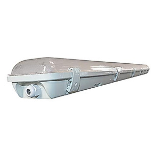 Orilis 4 Ft. 72W Commercial Vapor Light Tight Waterproof Outdoor Integrated Hardwired LED Anti-Fogging Fixture IP65-6500K - 8,000 Lumen