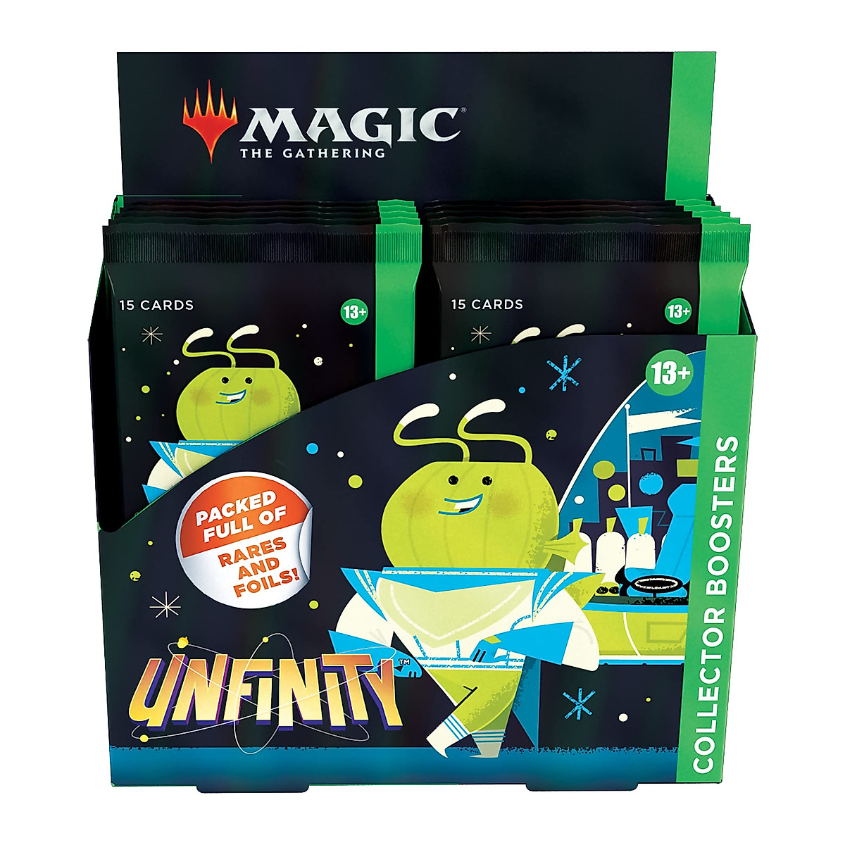 Wizards of the Coast Unfinity Collector Booster Box | 12 Packs + Box Topper (181 Magic Cards)