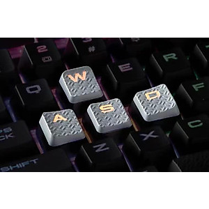 10 Keys Keycaps for Corsair K70 K95 K65 K70 MK.2 K90 / Corsair K100 RGB Mechanical Gaming Keyboard and Other Mechanical Keyboard with MX switches (Grey)