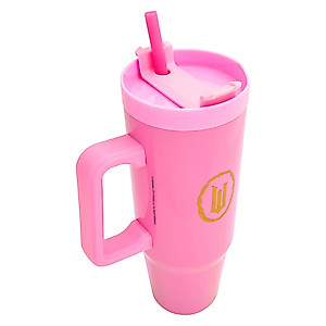 WICKED 900ml Insulated Tumbler with Straw and Lid | Official Merchandise by Polar Gear Movie Themed Travel Tumbler Cup | Double Wall Stainless Steel Tumbler Insulated Cup