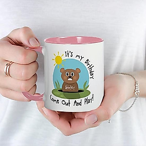 CafePress Shirley Birthday (Groundhog) Mug Ceramic Coffee Mug, Tea Cup 11 oz