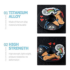 Didiseaon Arts Training Equipment 2Pcs Headset Cover MTB Stem Cap Front Fork Stem Caps Bowl Headset Cover Stem Mountain Bike Headset Cover Kustomcaps