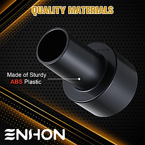 Enhon 2 Pcs Hose Adapter 2-1/2" OD To 1-1/2" OD Reducer, Vacuum Cleaner Hose Reducer for Dust Collection Accessories