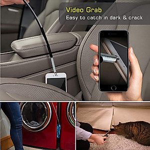 Endoscope WiFi, Wireless Endoscope Camera for Android 2.0MP Borescope Inspection Camera with Flexible Grabber 16.4ft (5M)