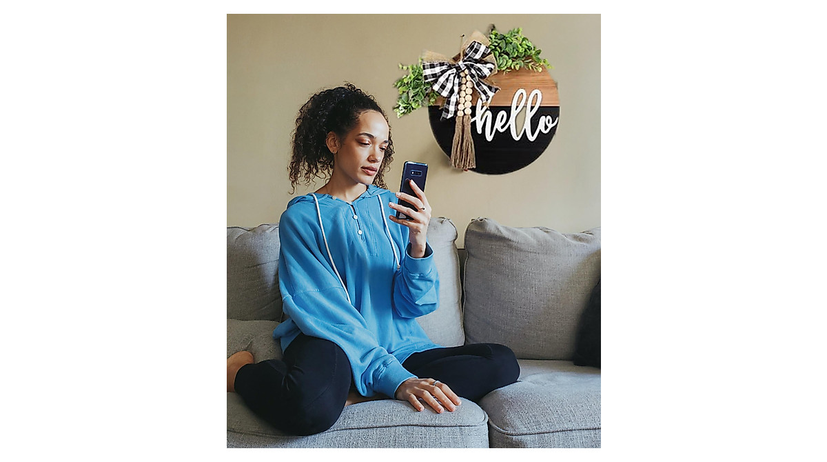 Hello Home Sign - Perfect for Any Season Decor